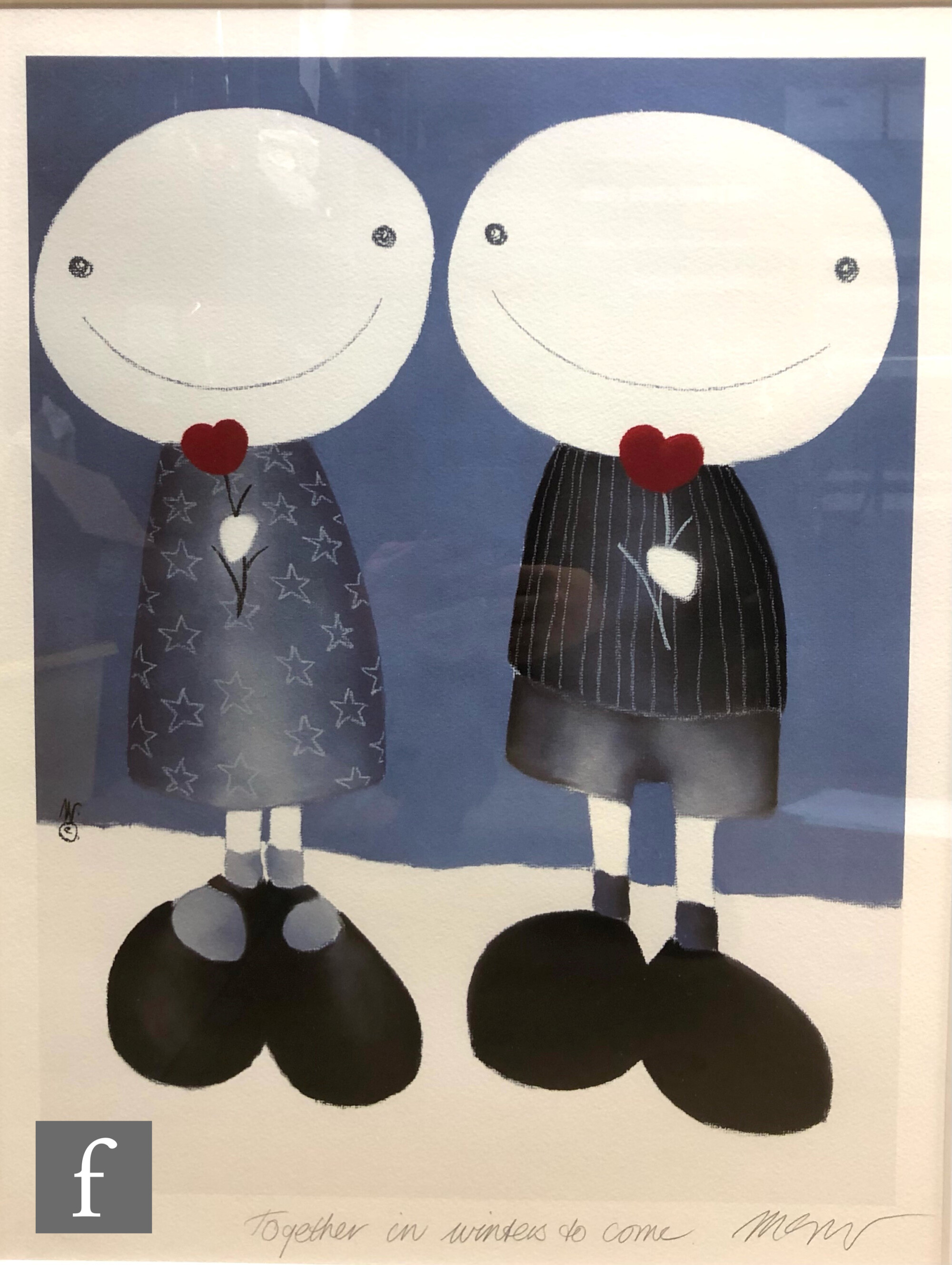 MACKENZIE THORPE (B. 1956) - 'Together in Winters to Come', a limited ...